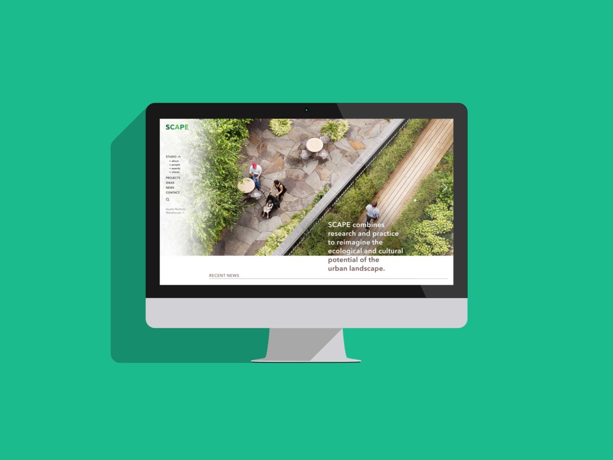 Pixel Parlor Wins Graphic Design Award for Scape’s Website - SCAPE